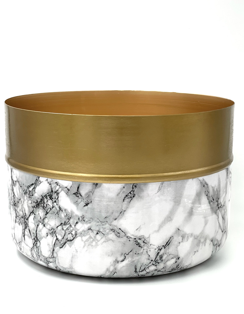 Marble Look Planter - Da Rocha
